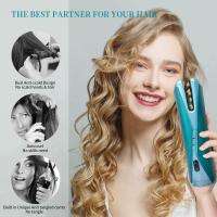 China PTC Cordless Hair Curler , Music Auto Curling Iron USB Travel Rechargeable Hair Curlers for sale