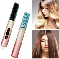 China OEM / ODM Customized Cold Air Hair Straightener Brush Private Label Anti Scald Comb for sale