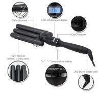 China Hotel Travel 32mm Spiral Curling Wand Curling Tongs For Short Hair for sale