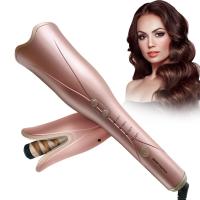 China Evenly Heating LED Display ROHS 280mm Automatic Curling Iron Spiral for sale