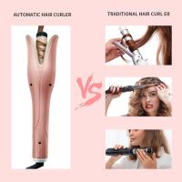 China Pink No Damage To Hair 450F 25mm Hair Curling Iron One Inch for sale