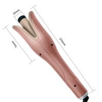 China Pink No Damage To Hair 450F 25mm Hair Curling Iron One Inch for sale