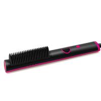 China Negative Ion Hair Straightener Brush Auto Off & Easy To Use Anti Scald Hot Comb for sale
