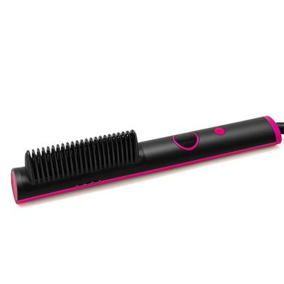 China Negative Ion Hair Straightener Brush Auto Off & Easy To Use Anti Scald Hot Comb for sale