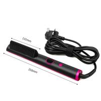 China Negative Ion Hair Straightener Brush Auto Off & Easy To Use Anti Scald Hot Comb for sale