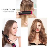 China Negative Ion Hair Straightener Brush Auto Off & Easy To Use Anti Scald Hot Comb for sale