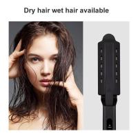 China PTC Heating 450 Degree Titanium Hair Flat Iron With LED Display for sale