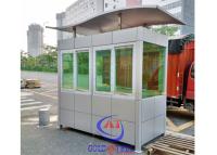 China Color Steel Structure Outdoor Prefab Guard House Outdoor Security Booth for sale