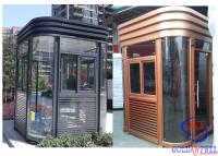 China Temporary Entrance Exit Security Parking Booth Stainless Steel Material for sale