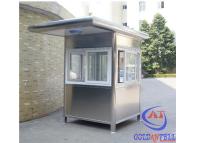 China Stainless Steel Prefab Guard Room House With Big Eaves for sale