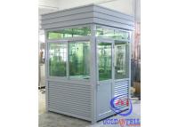 China 320KG to 550KG Gross Weight Stainless Steel Guard Shack 1500x2400mm Customized Size Durable Security Cabin for Long Term for sale