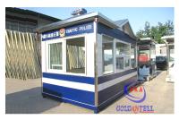 China Color Steel Modular Security Guard House Outdoor Police Prefab House for sale