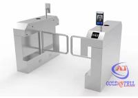 China Anti-crush autogate 2 way barrier High speed optical face recognition turnstiles swing barrier gate for sale