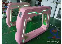 China Acrylic Barrier Lane Speed Gate Turnstiles Led Lighting Solid Cabinet for sale