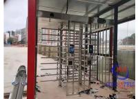 China Nfc Gate Full Height Turnstile Temperature Recognition Mechanism SS Double Passage For Stadium Validator for sale