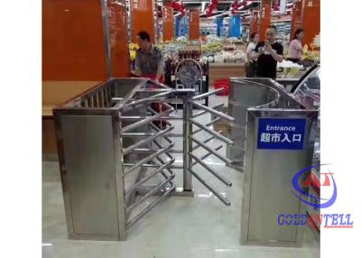 China RFID LED Ditector Half Height Gate Turnstile Electronic Counter For Store Supermarket Toilet for sale