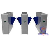 China LED Indicator Light Single Motor Flap Barrier Turnstile 220v / 110v Power Supply for sale