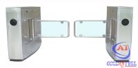 China Semi Automatic Control Passager Security Pedestrian Swing Barrier RS485 / TCP / IP Interface for sale