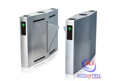 China Entrance Exit Outdoor Flap Barrier Gate , Automatic Waterproof Flap Barrier for Exit Attendance for sale