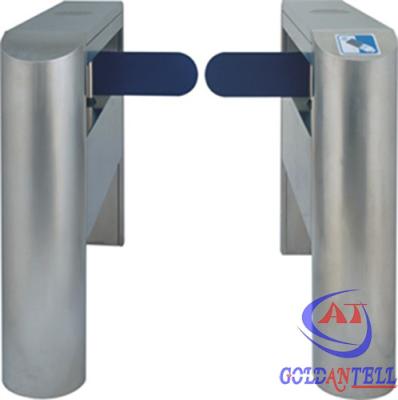 China Customized Size Half Height Rustproof Swing Gate Barrier With Card Reader for sale