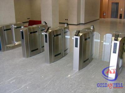 China Led Light RFID Safety Access Pedestrian SecuritySwing Gate Infrared Swing Gate Barrier for sale