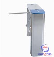 China Intelligent 3 Arms Stainless Steel Tripod Turnstile Gate For Traffic / Office Building for sale