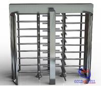 China 316 / 304 Stainless Steel Access Full Height Turnstile For Prison , Bank , Construction Site for sale