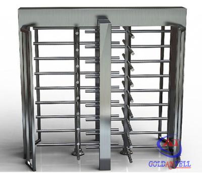 China 316 / 304 Stainless Steel Access Full Height Turnstile For Prison , Bank , Construction Site for sale