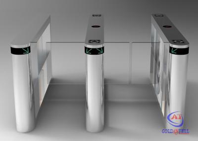 China Hotel Silvery Swing Speed Gate Turnstile Indoor / Outdoor Waterproof Barrier Gates for sale