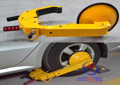 China Weather Resistant Passenger Car Wheel Clamps Lock With Adjustable Unique Keys for sale
