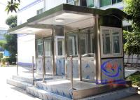 China Waterproof Rustproof Sentry Box , Entrance / Exit Factory Security Guard Booths for sale