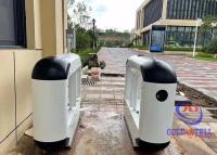 China 600mm - 900mm Fingerprint Turnstile Flap Barrier Turnstile For Sale Entrance Access for sale