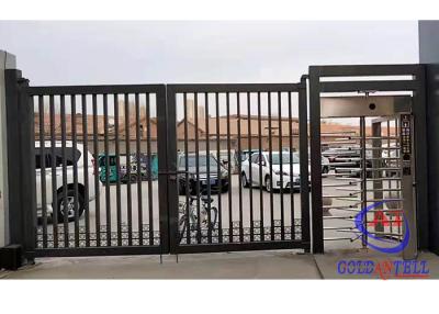 China Semi Automatic Biometric Full Height Turnstile 90 Degree Rotation Stainless Steel Turnstile for sale