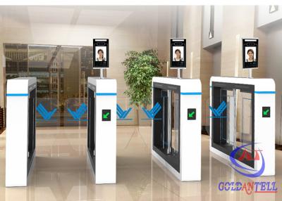 China Slim Security Turnstile Gate 304 Stainless Steel For Gym Government Subway for sale