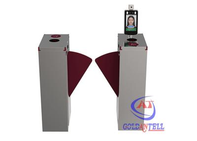 China Pedestrian Flap Turnstile Barrier Security Barrier Gate With Facial Recognition for sale