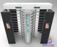 China 304 SUS RFID Card QR Code Facial Rotating Turnstile 90 / 120 Deg Full Height Outdoor for sale