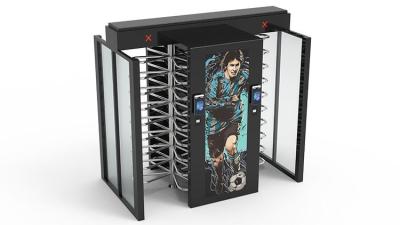China RFID Card QR Code Fingerprint Facial Full Height Turnstiles For Stadium Outdoor IP62 for sale