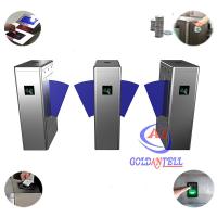 China Bi Direction Fingerprint Turnstile Security Gates Waterproof IP54 for sale