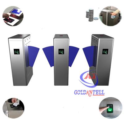 China Bi Direction Fingerprint Turnstile Security Gates Waterproof IP54 for sale