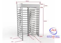 China 100V 240V Pedestrian High Security Revolving Door Access System Gate Full Height for sale