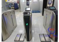 China Facial Racognition OEM ODM Security Turnstile Gate Flap With ESD Counter System for sale