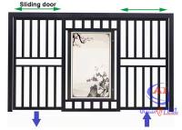 China Modern Walkway Steel Sliding Gate Aluminum Auto Electric Pedestrian Passageway for sale
