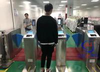 China Electric Flap Barrier Turnstile Speed ESD Facial Scan Screen Control Software for sale