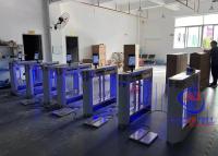 China Low Noise TCP IP Flap Gate Turnstile Multifunctional Access Control for sale