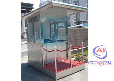 China Economic Prefabricated Portable Ticket Booth Outdoor Security Sentry Box With Wheel for sale
