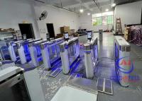 China Prison Two Passage Flap Turnstile Gate Automatic Glass Door High Security for sale