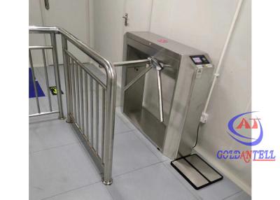 China Half High ESD Turnstile Gate System Semi Automatic SUS304 Waterproof for sale