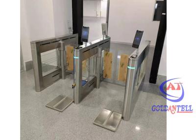 China Fast Speed Swing Barrier Turnstile 45persons/Min For Subway Station Mall for sale