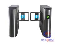 China Electronic Mechanism Swing Barrier Gate turnstile with ESD Tester for sale