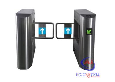 China Electronic Mechanism Swing Barrier Gate turnstile with ESD Tester for sale